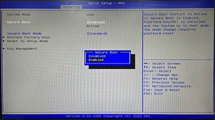 How to Enable, Disable, and Check Secure Boot Status on DFI Products?